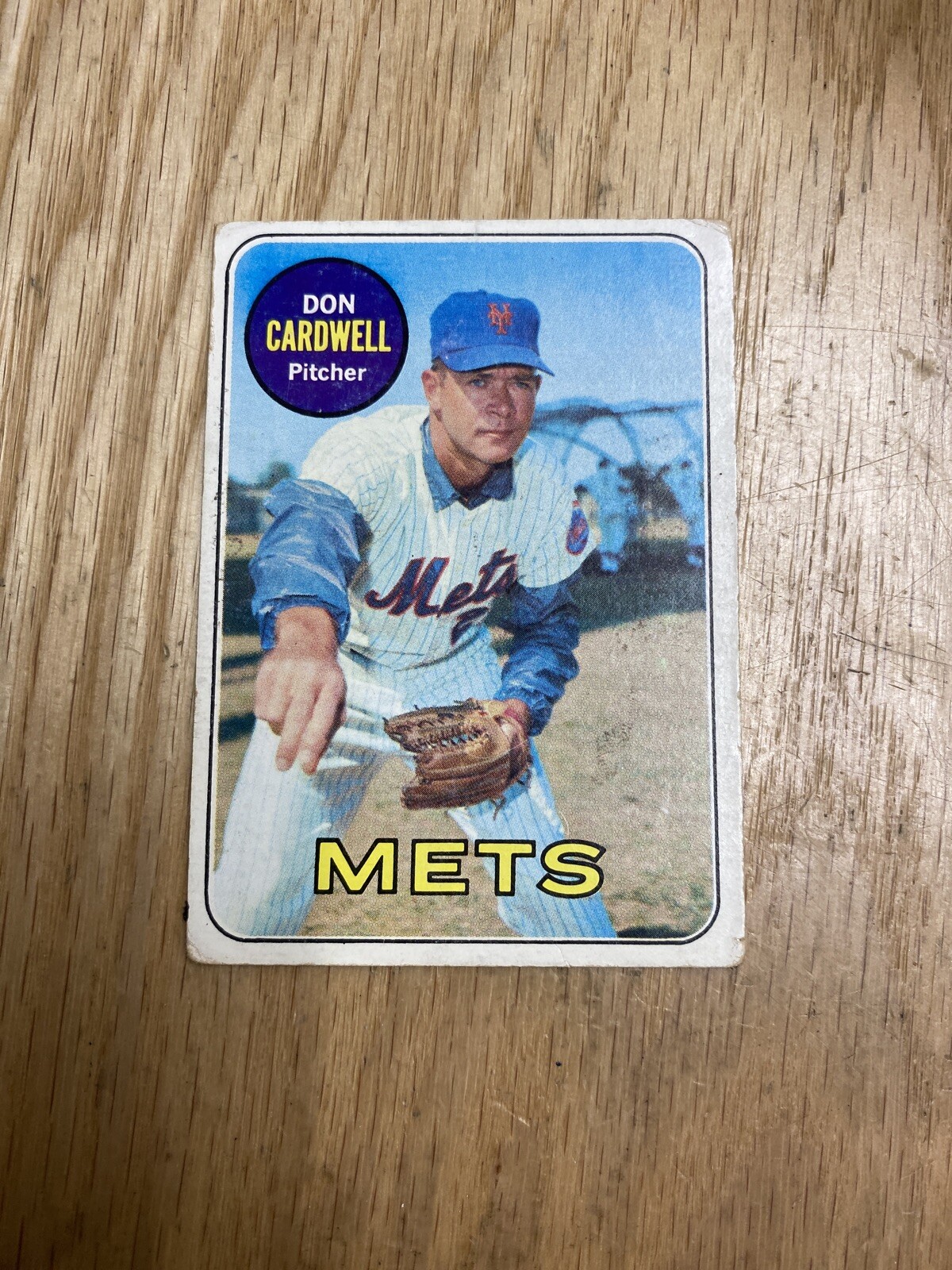 1969 Topps Baseball Don Cardwell New York Mets Card #193 | eBay