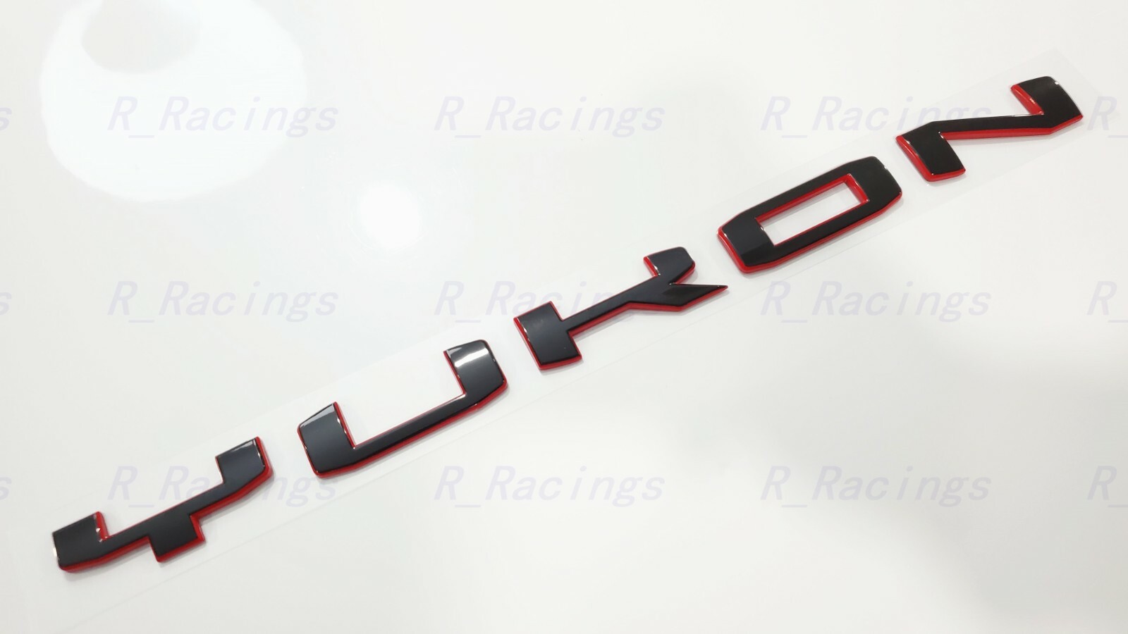 4PCS Black Red Door Rear Yukon SLT Letters Emblems 2021+ GMC Yukon ...