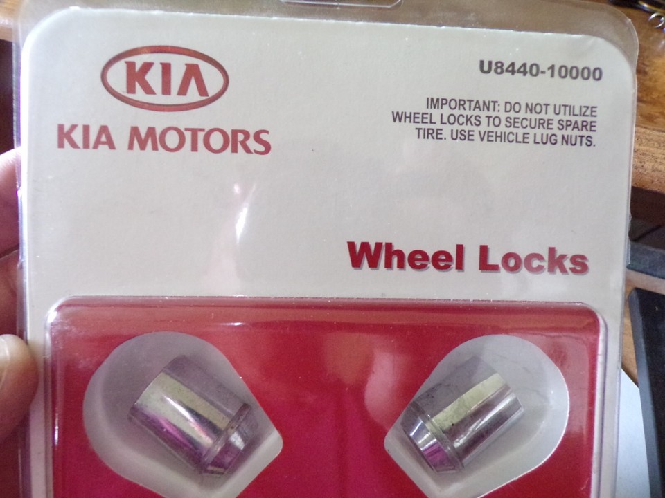 Genuine KIA Motors Vehicle Alloy Wheel Locks Set U8440-10000 | eBay
