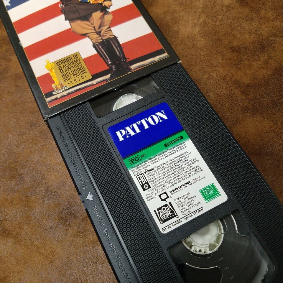 Patton (VHS, 1998) George C. Scott 86162047237 | eBay