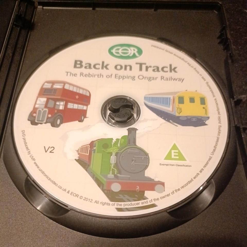 DVD Epping & Ongar Railway - Back on Track - 60 mins - preserved trains ...