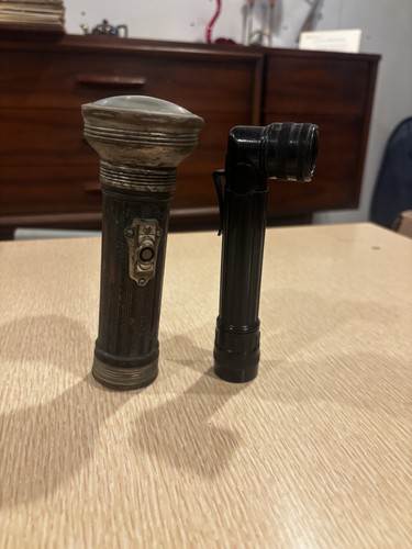 Vintage 1920s and Military Flashlights Lot of 2 | eBay