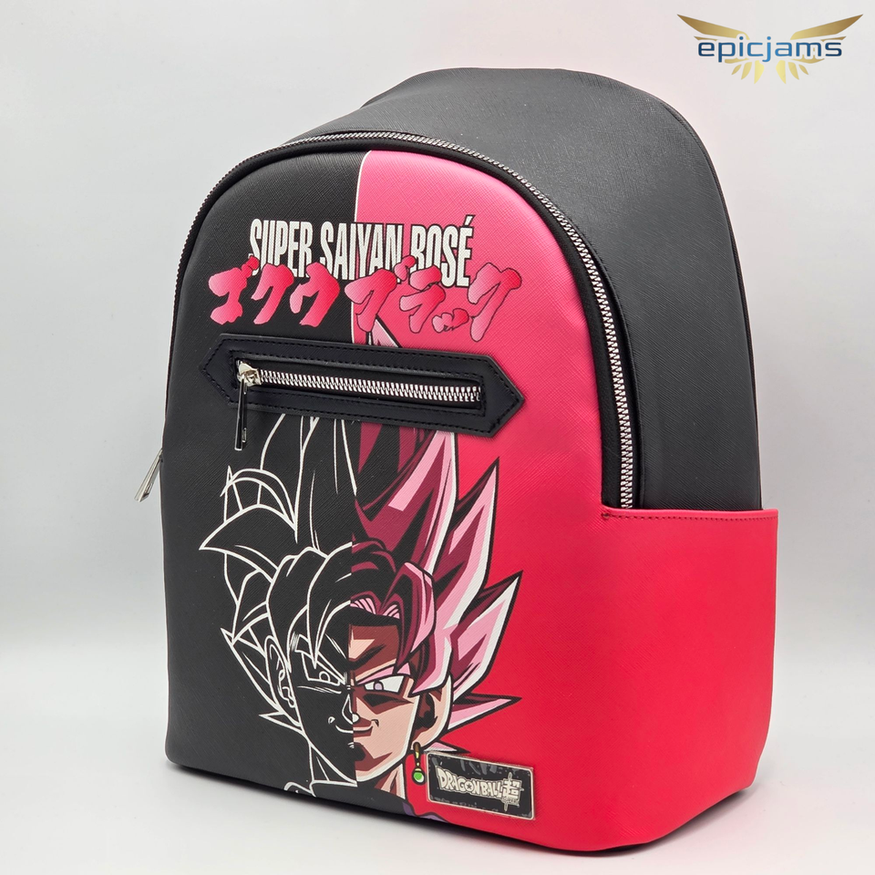 Bioworld Dragon Ball Super Super Saiyan Rose Goku Black Mini Backpack ...
