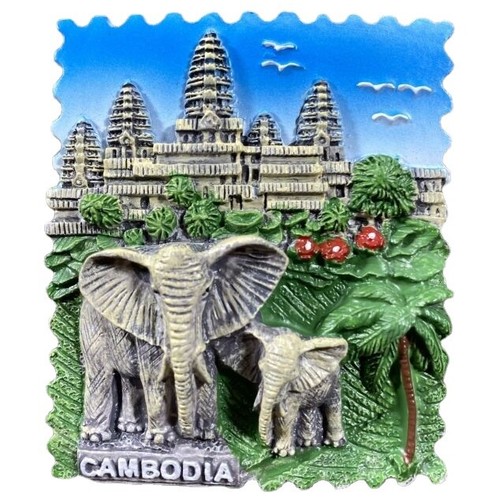 Asia Cambodia Angkor Wat Temple Elephant Refrigerator Magnets | eBay
