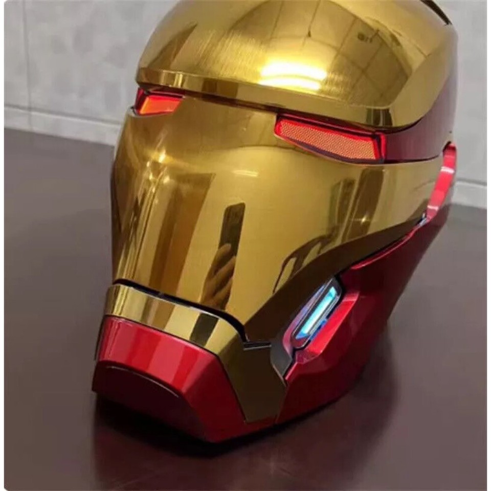 Autoking Iron Man Mk5 MK17 1:1 Helmet Wearable Voice-control Mask ...