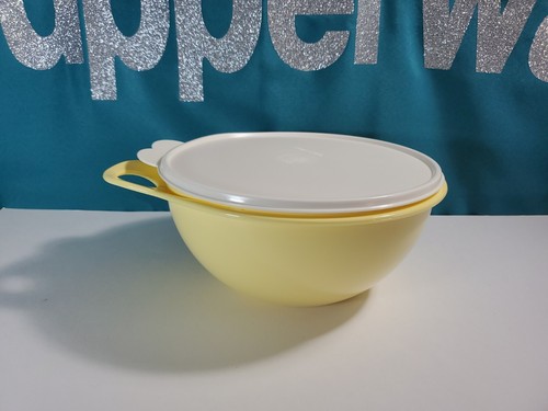 Tupperware Thatsa Jr Mixing Bowl 2.8 L / 12 cup vintage Yellow With ...