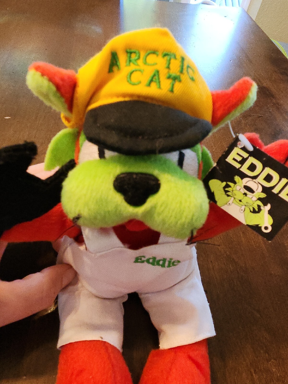 Vtg Arctic Cat Snowmobile Plush beanie bean bag Rad Eddie stuffed ...