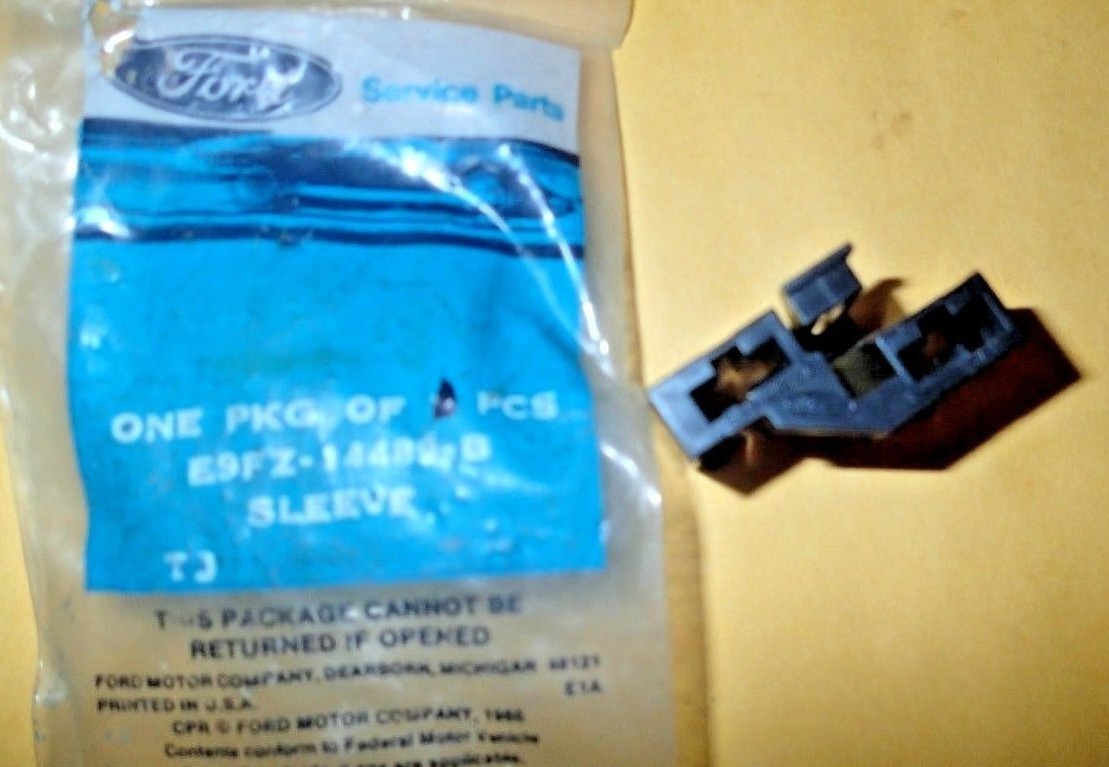 (1) FORD OEM WIRING HARNESS CONNECTOR TERMINAL E9FZ-14489-B 2PCS | eBay