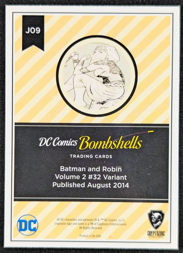 Batman and Robin 2017 DC Comics Bombshells Covers Card #J09 (NM) | eBay