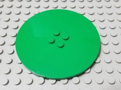 LEGO Green 8x8 Round Tile Piece | eBay