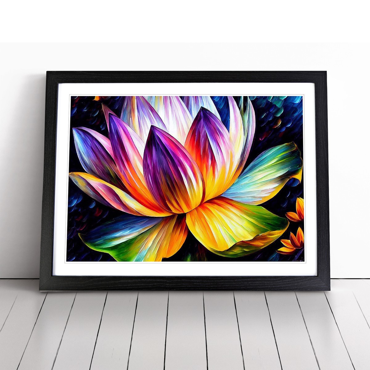 Lotus Flower Abstract Art