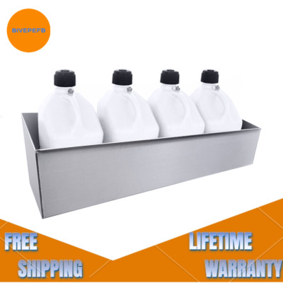 Aluminum Fuel Jug Holder Storage Rack For Trailer Garage Shop | eBay