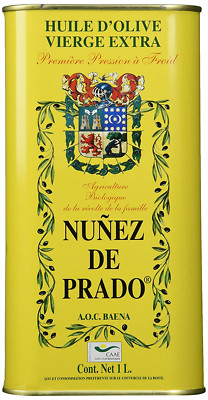 Nunez De Prado Extra Virgin Olive Oil Tin, 33.8 Ounce | eBay