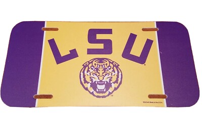 LSU Tigers License Plate Auto Car Truck SUV Van Durable Tag USA SEC ...