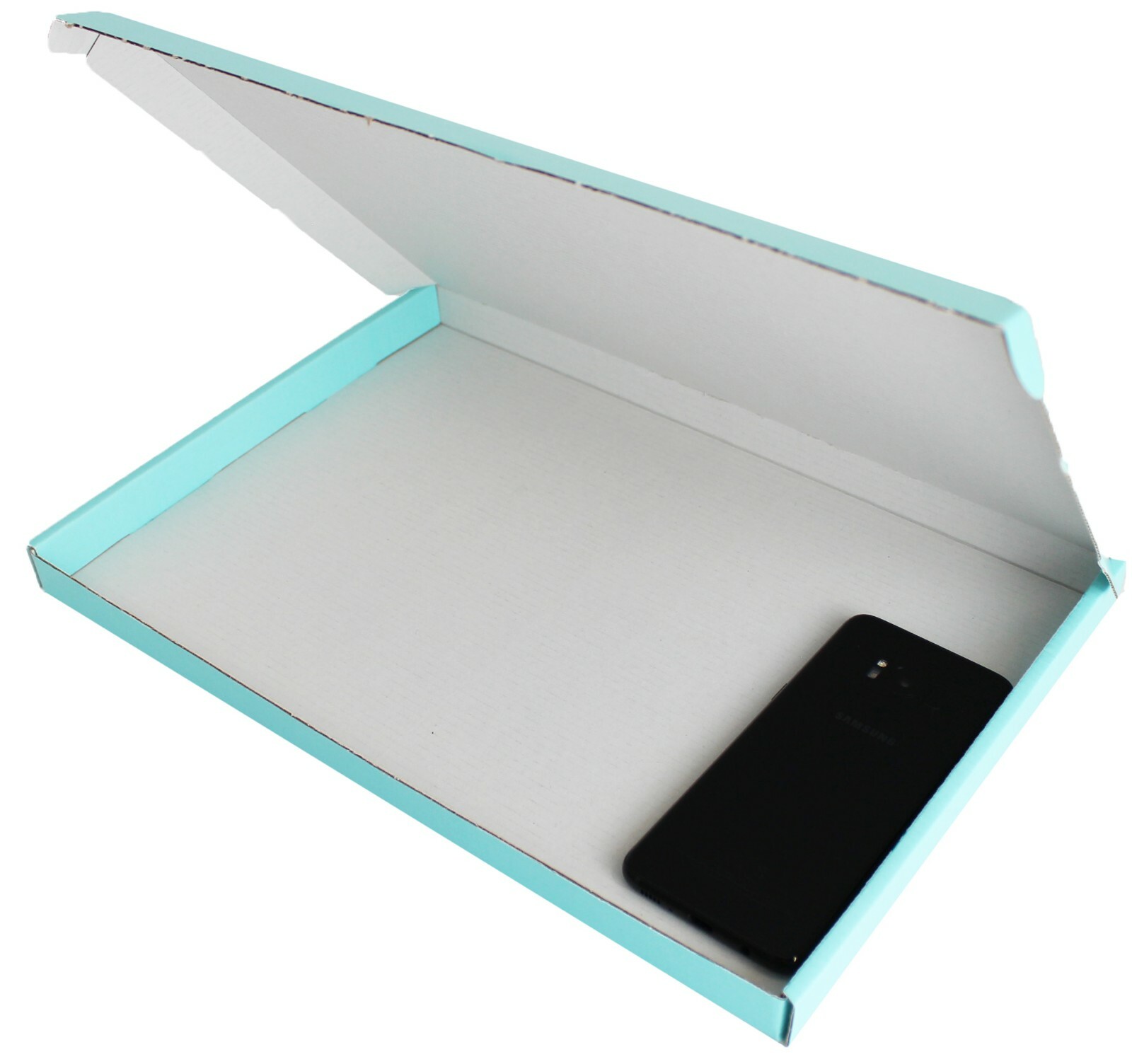 SATIN LIGHT BLUE MINI A6 A5 A4 PIP BOXES LARGE LETTER SHIPPING BABY ...