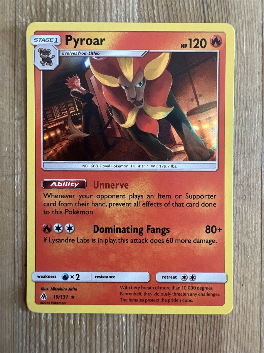 Pyroar Card Promo