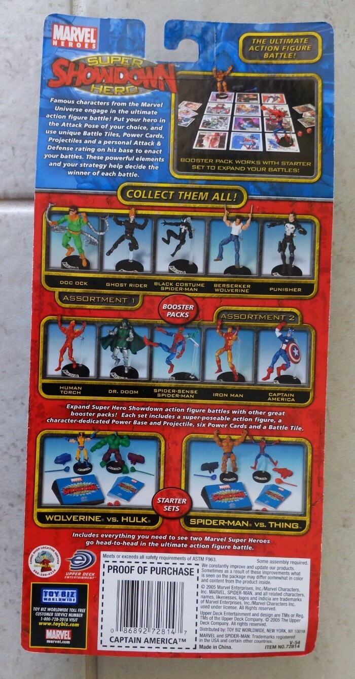 Marvel Legends Showdown Booster Pack Series 2 Captain America Figure Ca ...