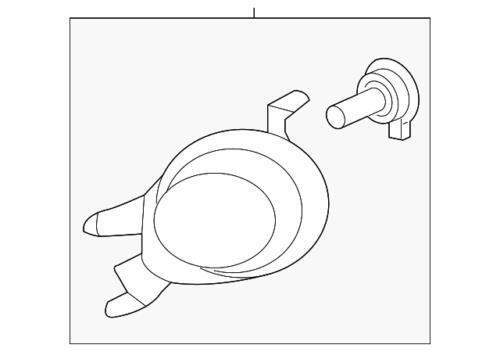Genuine Hyundai Fog Lamp Assembly 92202-2V500 | eBay