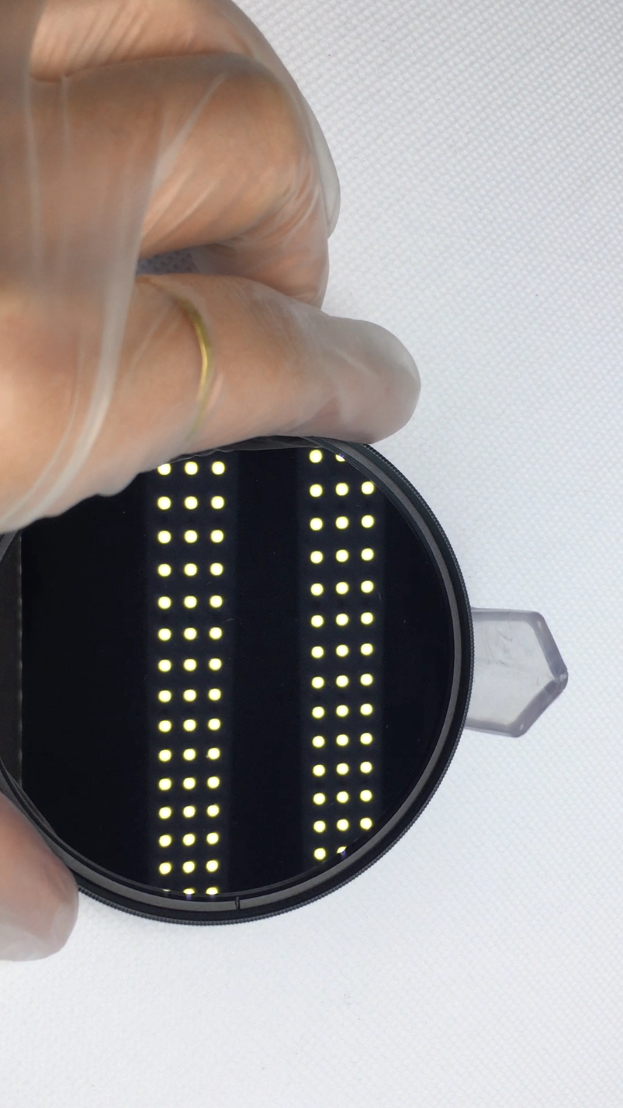 Various sizes HWB850 IR infrared Long Pass Filter Optical Black Glass ...