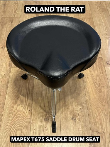 🐀👌💯 MAPEX T675 SADDLE STYLE DRUM SEAT MEMORY LOCK BOTTOM/FREE POSTAGE 📦 ...