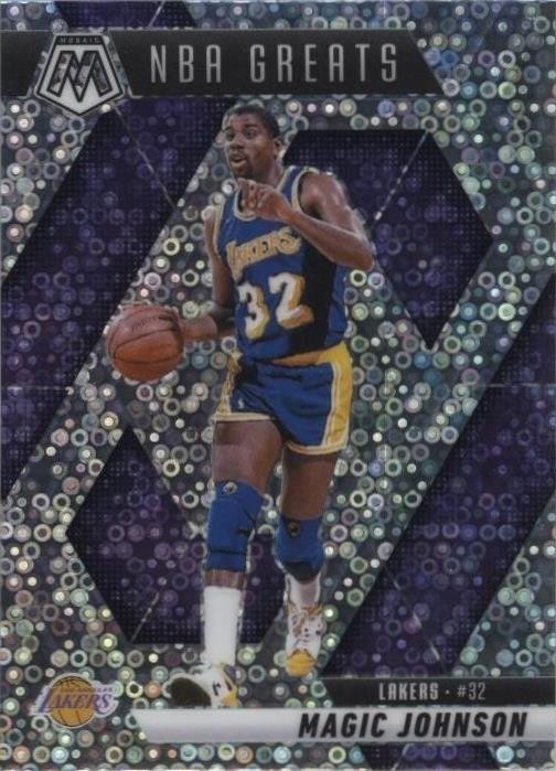 2024-25 Panini Mosaic - NBA Greats Magic Johnson #296 Fast Break Silver ...