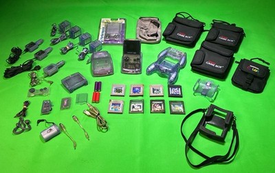 Nintendo Gameboy Color CGB-001 Atomic Purple Console System Bundle ...