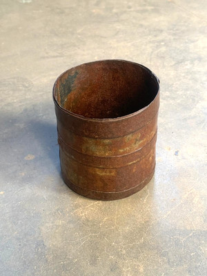 Antique Iron Grain Measurement Paili, Mana Pot Original Old Hand ...
