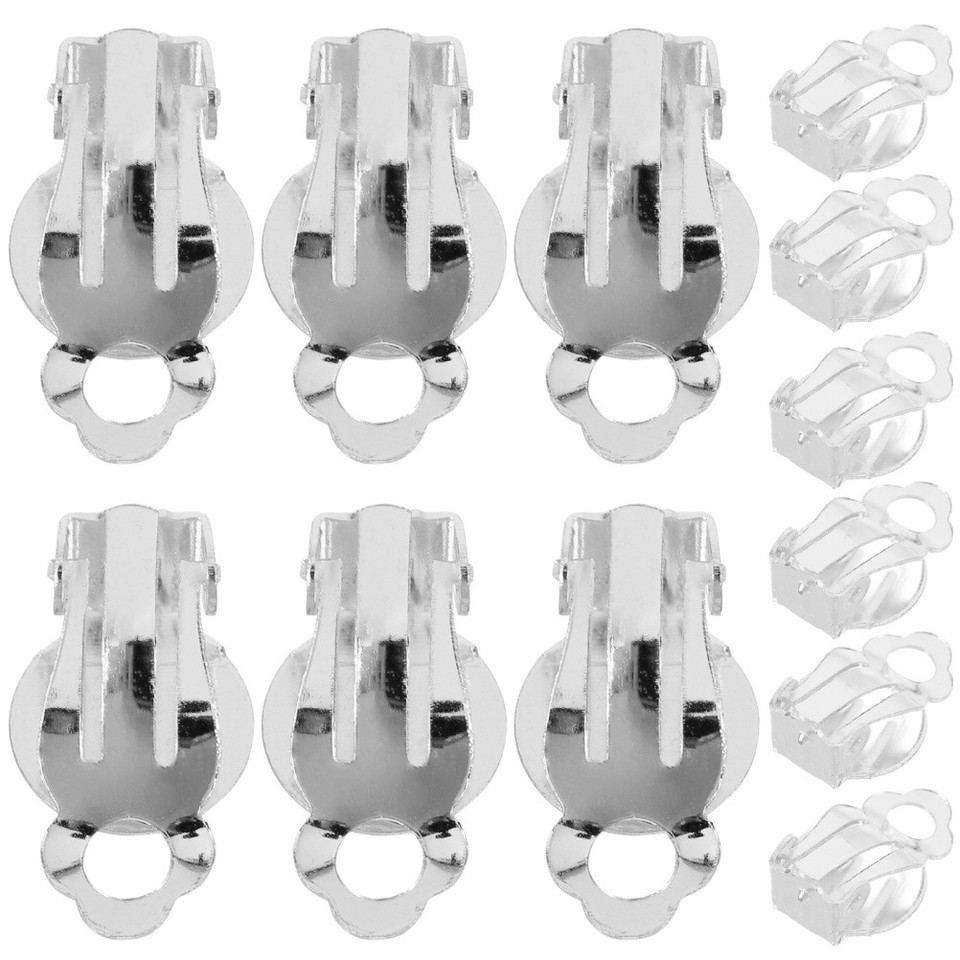 20 Pcs Clip on Earrings Frog Miss Clips for Women Findings Converter | eBay