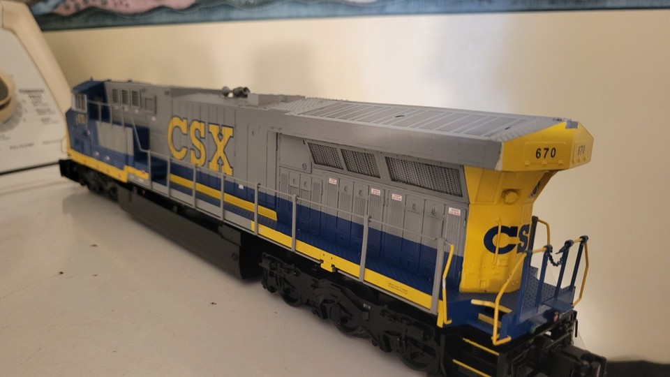 MTH O Scale Premier CSX AC6000 Diesel Engine PS.2 20-2266-1 | eBay