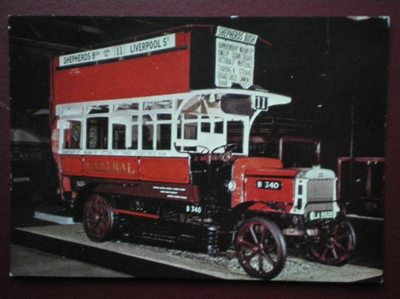 POSTCARD BUS TRAM LONDON OMNIBUS CO - K TYPE BUS | eBay UK