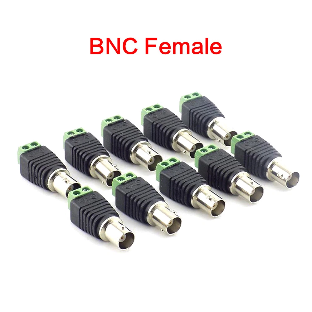 HKBTM Bnc Connector DC BNC Male Female Connector Coax CAT5, 42% OFF