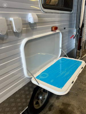 JAYCO SUITABLE CARAVAN FOLDOUT TABLE WHITE 800mm X 450mm ALUMINUIM | eBay