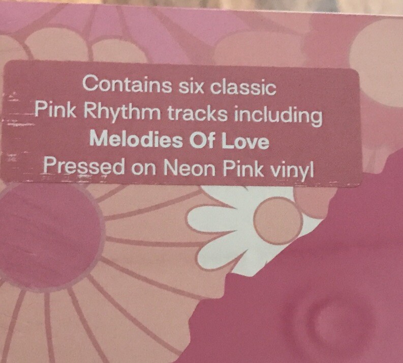 Pink Rhythm An 80s Love Affair EP [Vinyl New] Limited Pink LP Record ...