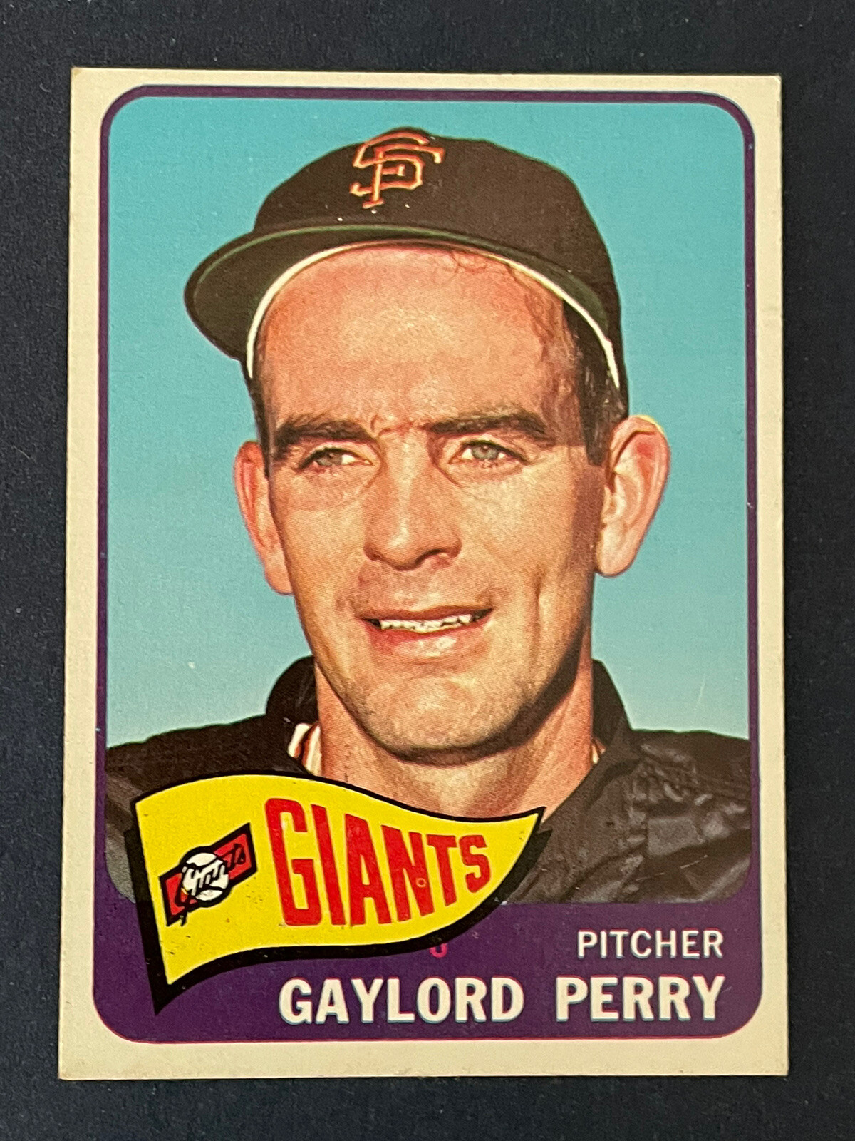 1965 TOPPS GAYLORD PERRY Clean GIANTS YANKEES Hall Of Fame GREAT SHAPE ...