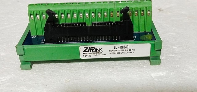 Zip Link Zl-rtb40 Remote Terminal Block 40 Pin 30vdc 500a for sale ...