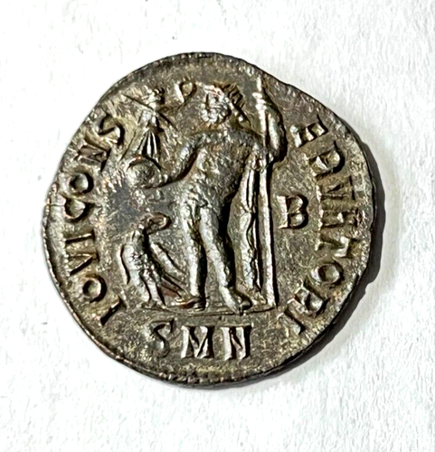 Ancient Coin Roman Empire Constantine I. AE Nummus 313-317 AD. Jupiter Victory | eBay