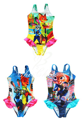 UK Zootropolis Zootopia Judy Nick Swimming Costume Girls Swimwear ...