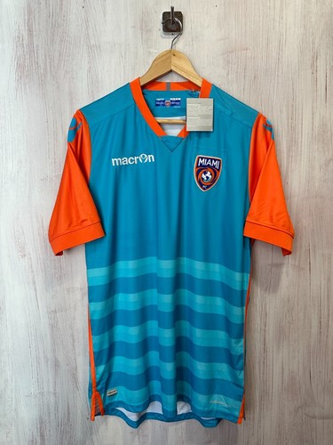 Miami FC 2017 2018 home Size XL Macron football shirt soccer jersey ...