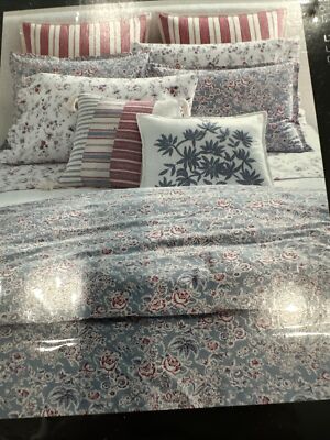 Ralph Lauren MADDIE BLUE/MULTI FLORAL 3pc F/Q REVERSIBLE DUVET COVER ...