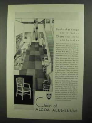 1931 Alcoa Aluminum Ad - Chairs That Invite You to Rest | eBay