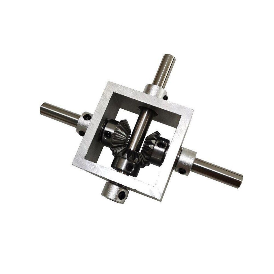 90 Degree Right Angle Drive Reversing Bevel Gear Box Aluminum Frame ...