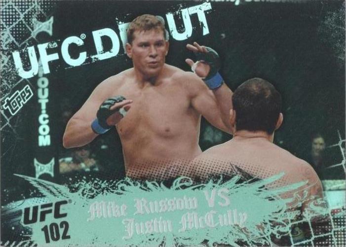 2010 Topps UFC Main Event - UFC Debut Mike Russow, Justin McCully #127 ...