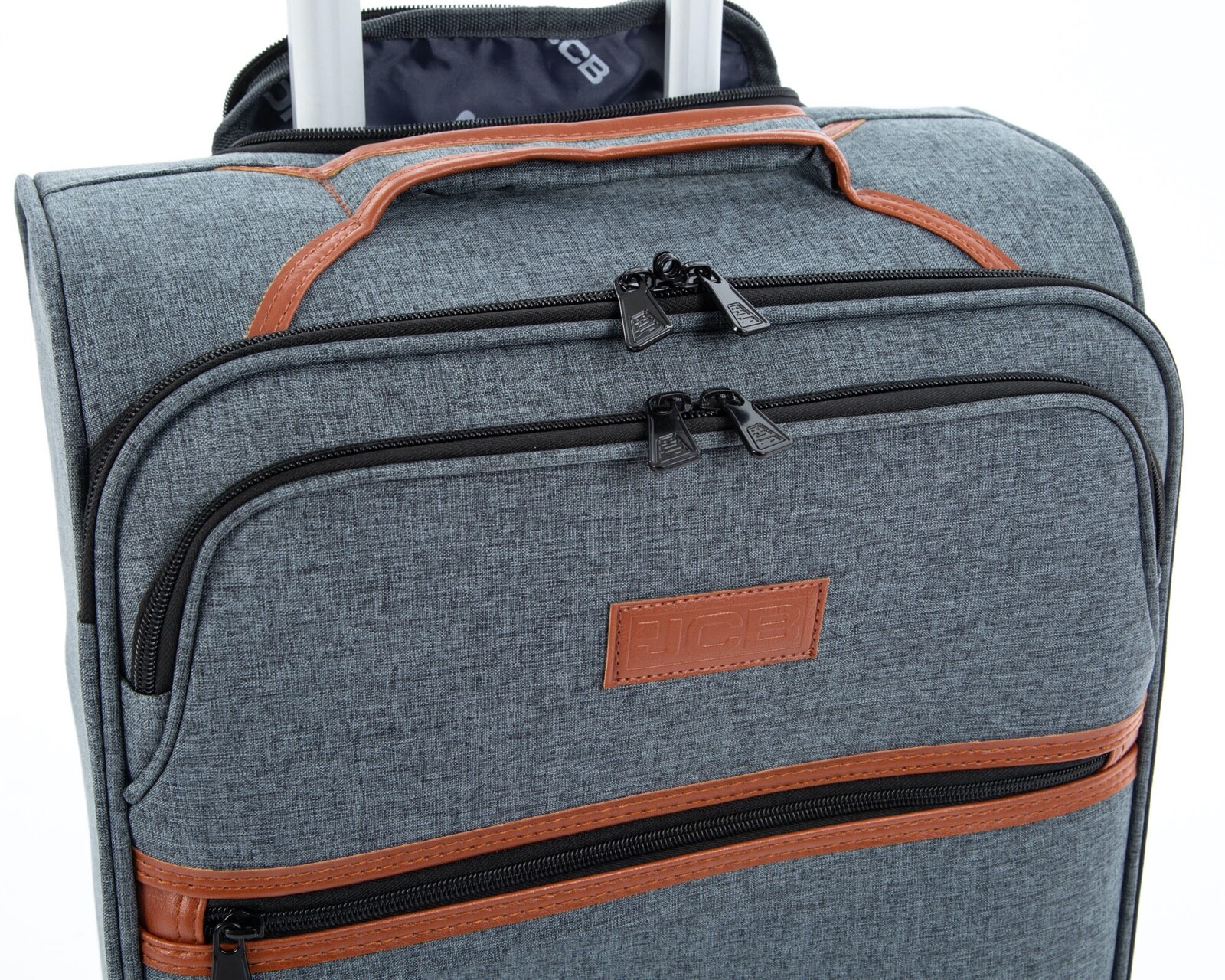 JCB Lightweight Luggage Suitcase, Quality Cabin Bag Case, 4 Easy ...