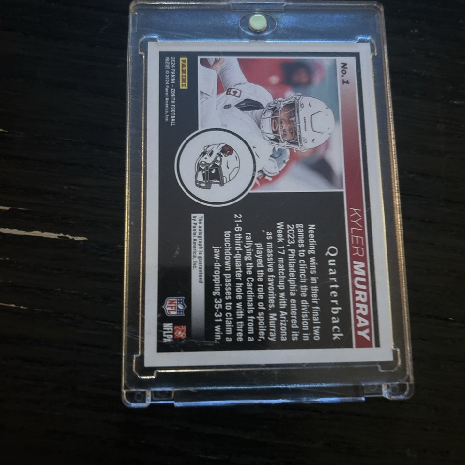 Kyler Murray 2024 Auto /25 Zenith | eBay