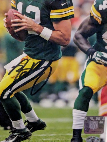 Superbowl XLV Champ & MVP AARON RODGERS Signed 8x10 & Framed/Matted ...