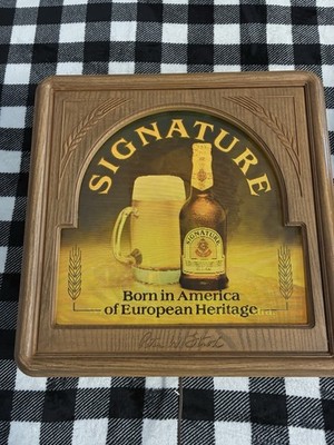 Stroh’s Dissolving Illumination Lighted Bar Beer Sign Peter W. Stroh ...