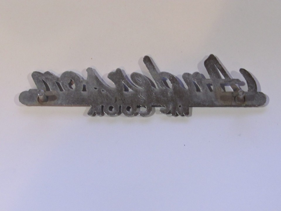 Vintage Anderson Ford Mercury McCook Nebraska Metal Dealer Badge Emblem ...