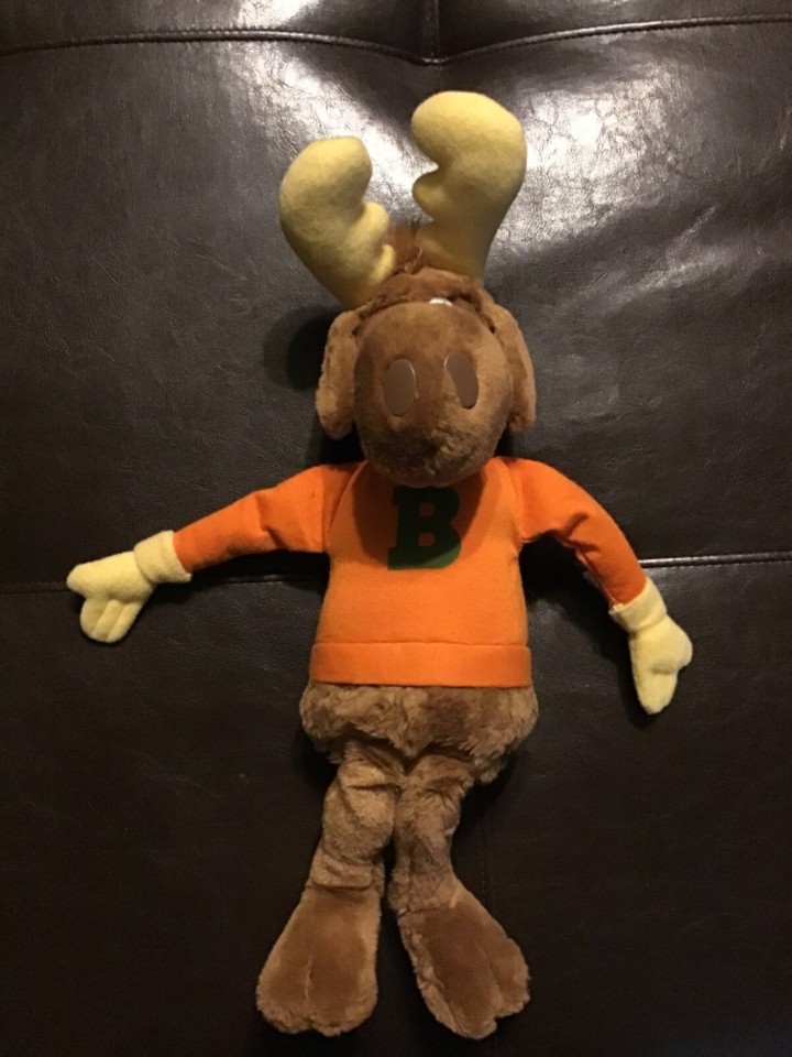 Vintage 1982 Rocky & Bullwinkle Moose Stuffed Animal 20” Plush by ...