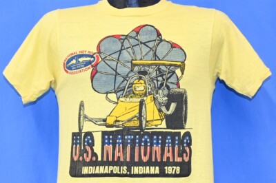 vintage 70s US NATIONALS INDIANAPOLIS 1978 DRAG RACE t-shirt RACING ...