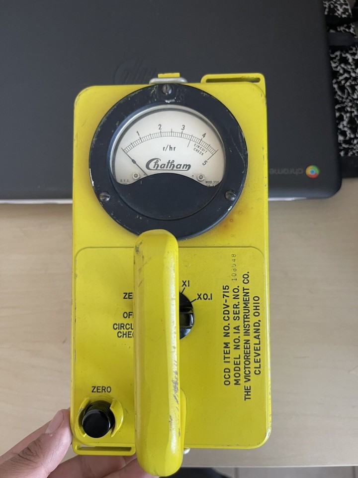 Victoreen Instrument Company CDV-720 Geiger Counter Civil Defense ...